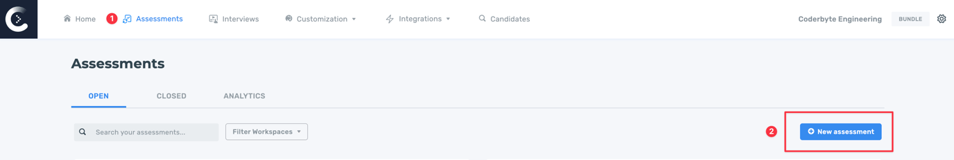 Admin guide to creating an Assessment