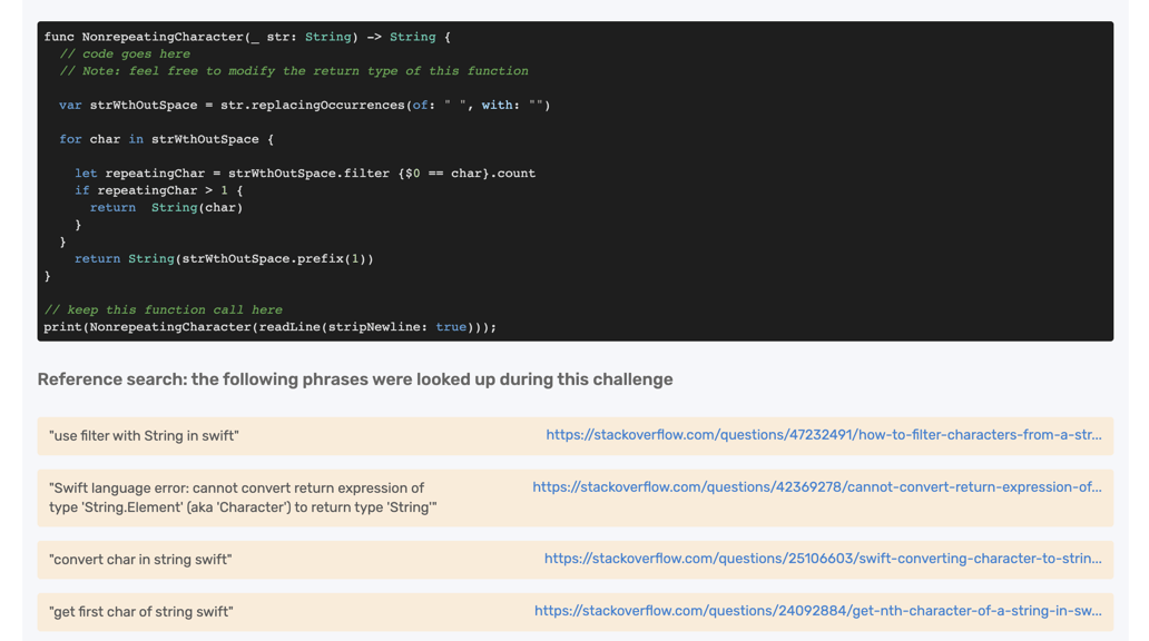 Assessment candidate report overview