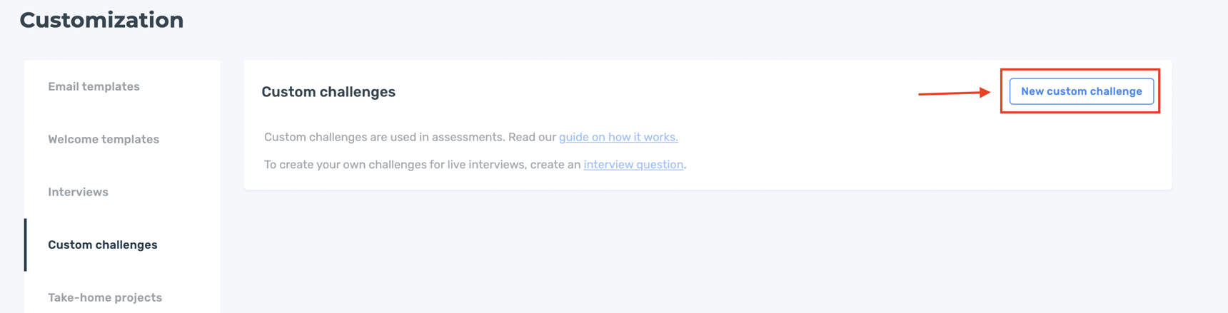 Create custom challenges with automated grading